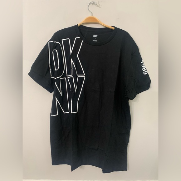 Dkny | Shirts | New Dkny Exploded Logo Outline Tee Size L | Poshmark